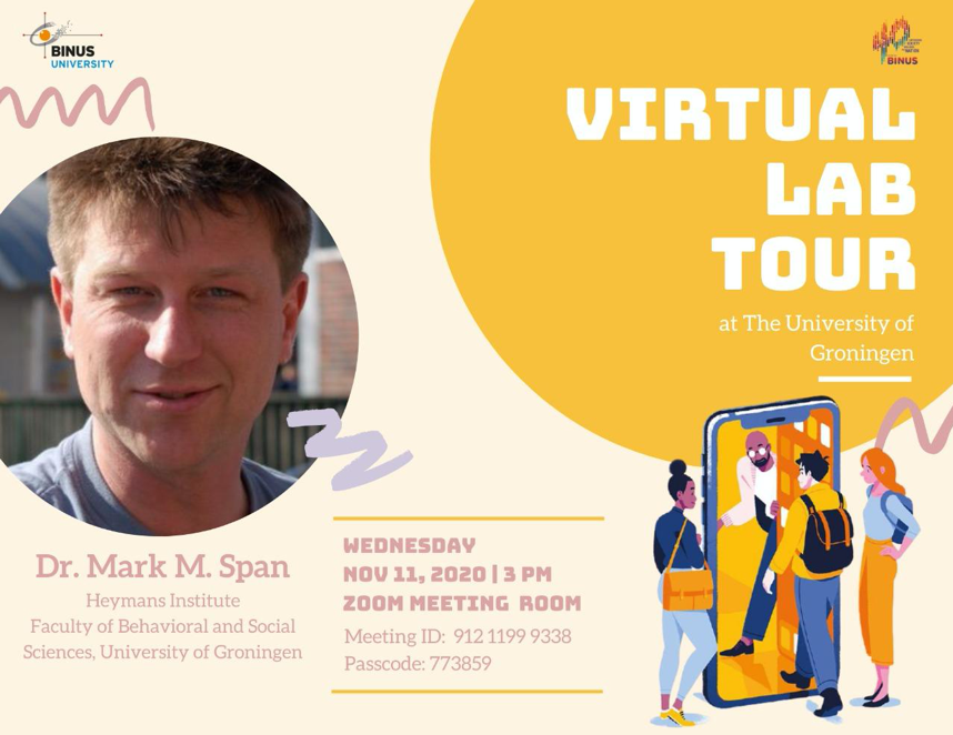 Virtual Lab Tour at University of Groningen – Psychology