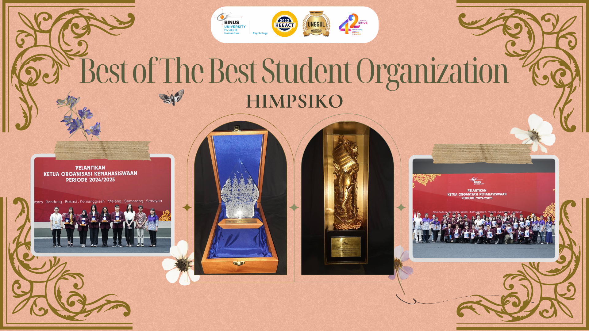 HIMPSIKO Meraih Penghargaan Best of the Best Student Organization 2023/ ...